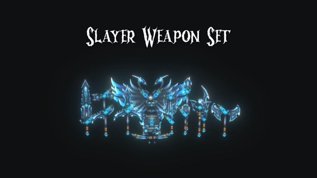 Slayer Weapon Set Volume 1 Minecraft Models