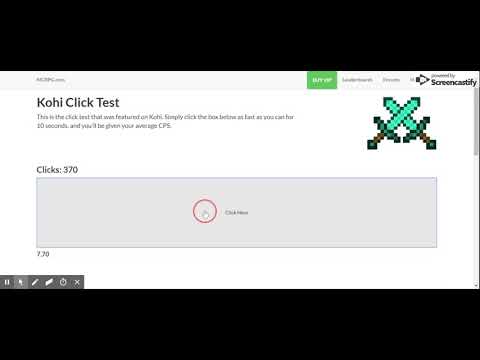 Kohi Click Test World Record(I think)