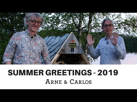 Insect hotel - Summer greetings from ARNE & CARLOS
