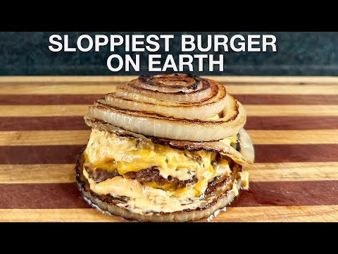 Sloppy Onion Smash Burger - AKA Flying Dutchman