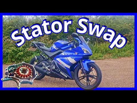 How to Change Your Motorbikes Stator (Yamaha YZF R125)