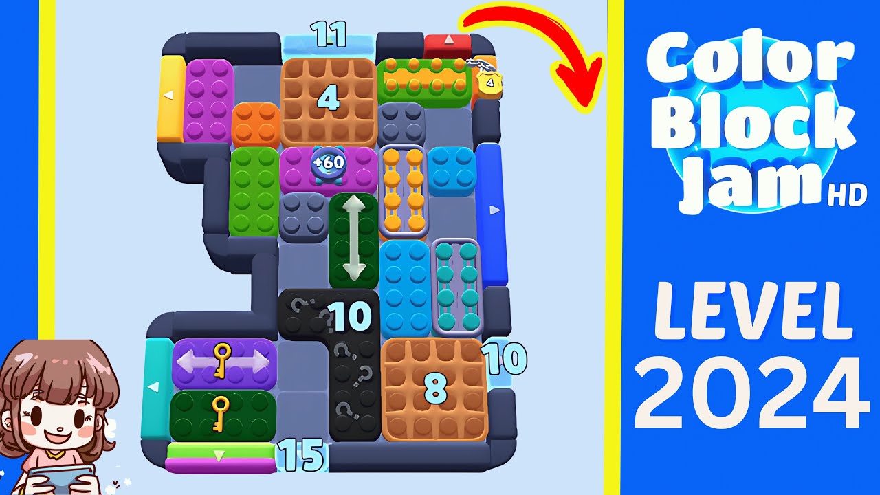 Color Block Jam Level 1135 (2024) Solution Walkthrough