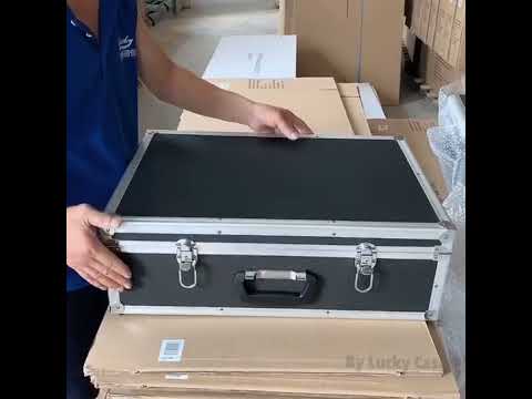 Lucky Case - Large Capacity Aluminum Case for CD/DVD Storage, Support Low MOQ