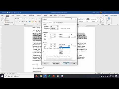 Formatting a Business Letter--Writing Notes