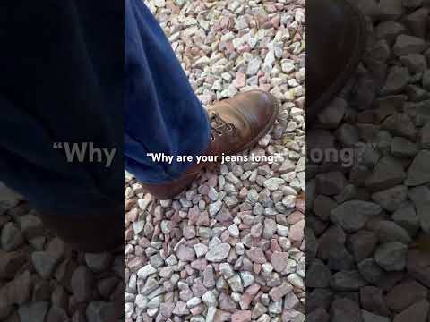 Why I wear my Wranglers LONGER than my natural inseam #wrangler #jeans #mensfashion