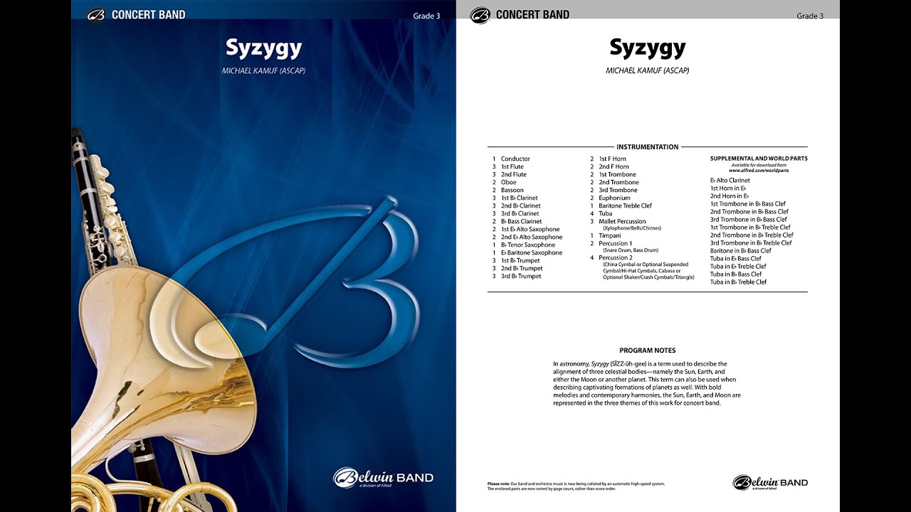 Syzygy, by Michael Kamuf – Score & Sound