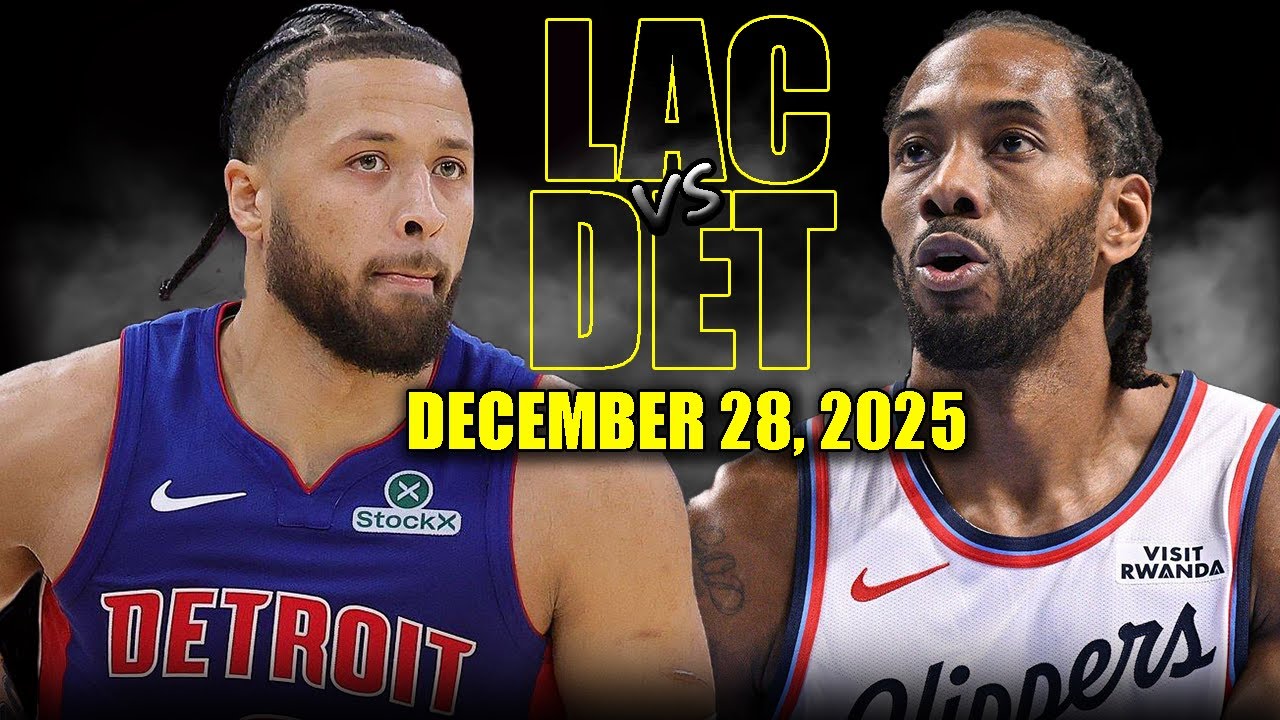 Clippers de Los Angeles vs Pistons de Detroit : Suivez le match NBA en ...