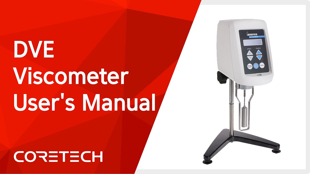 [AMETEK BROOKFIELD] DVE Viscometer User's Manual [ENG]