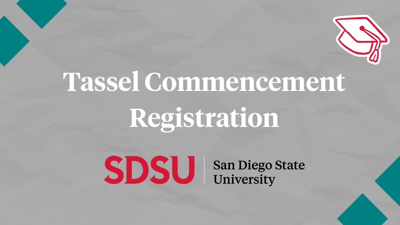 Tassel Commencement Registration 2026