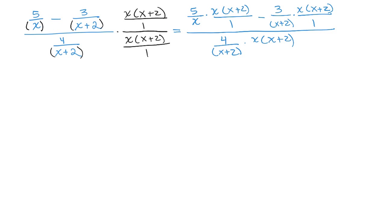 Complex Fraction Example 16