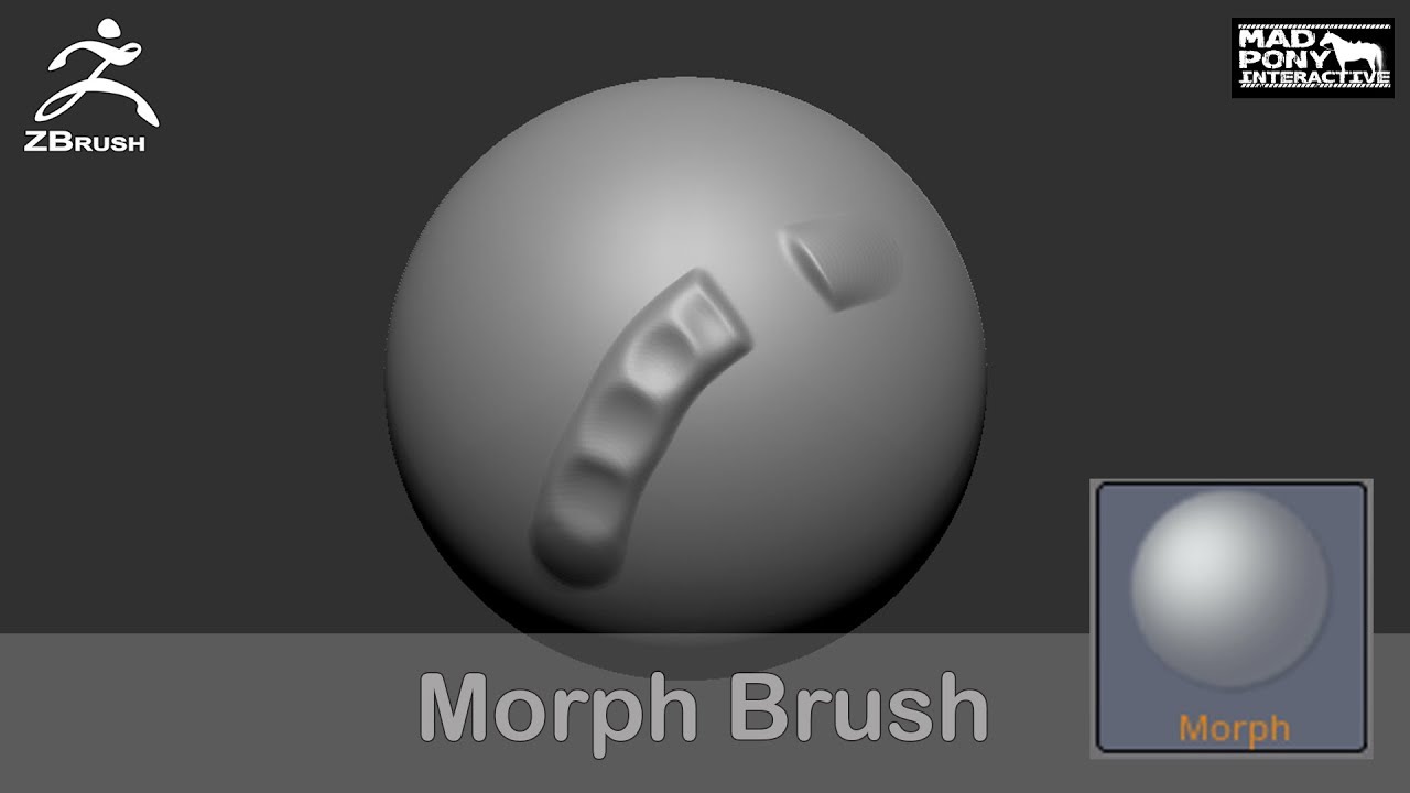 Zbrush - Morph Brush