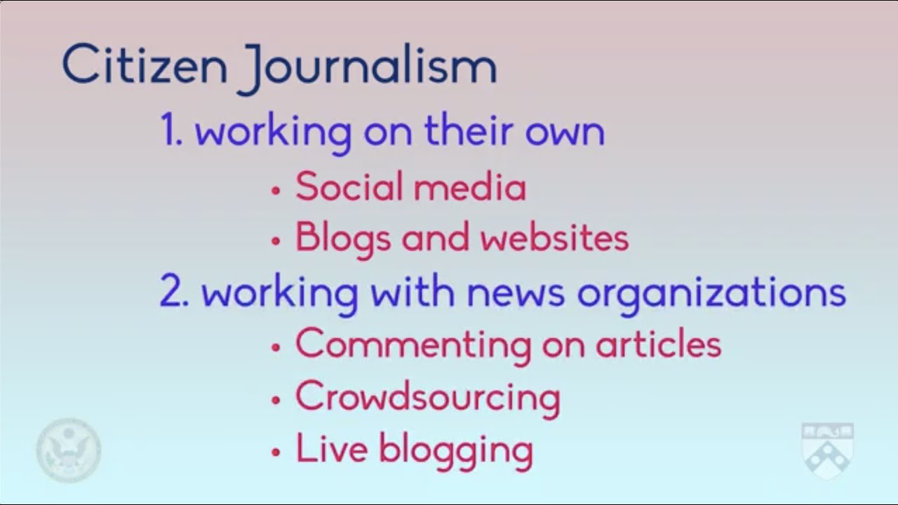Citizen Journalism