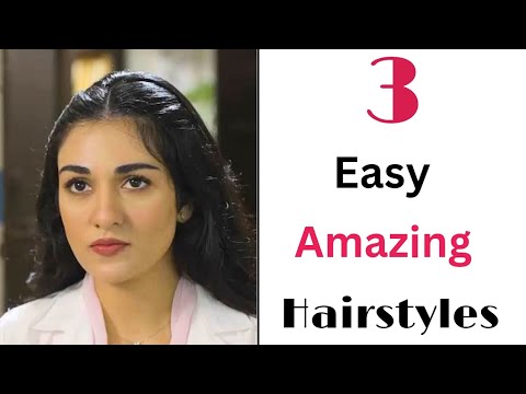 3 Easy simple hairstyles | wedding hairstyle | Quich hairstyle for girls | hair style girl