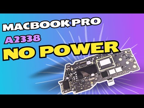 Apple macbook A2338 dead no power