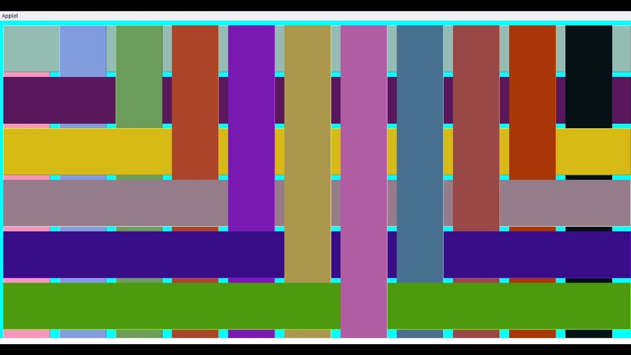 How to Work with Graphics in Java Applet Using For Loop