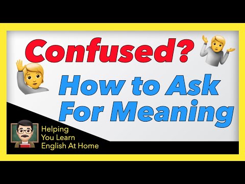 Confused? How to Ask the Meanings of Words 👏 Learn the Right Way!