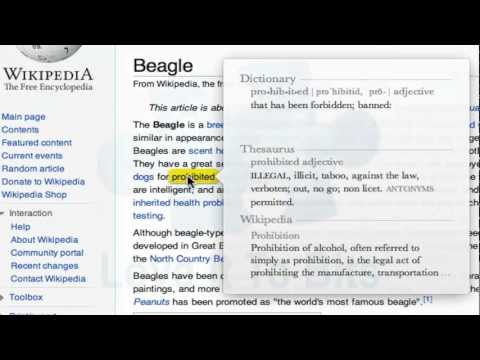 Quickly Look Up Definitions on your Mac with a Simple Gesture