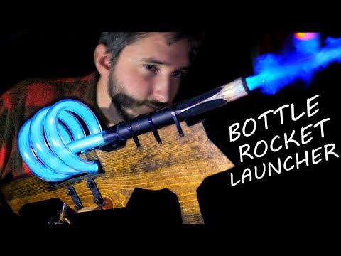 This DIY Bottle Launcher Is Mesmerizing When It Fires