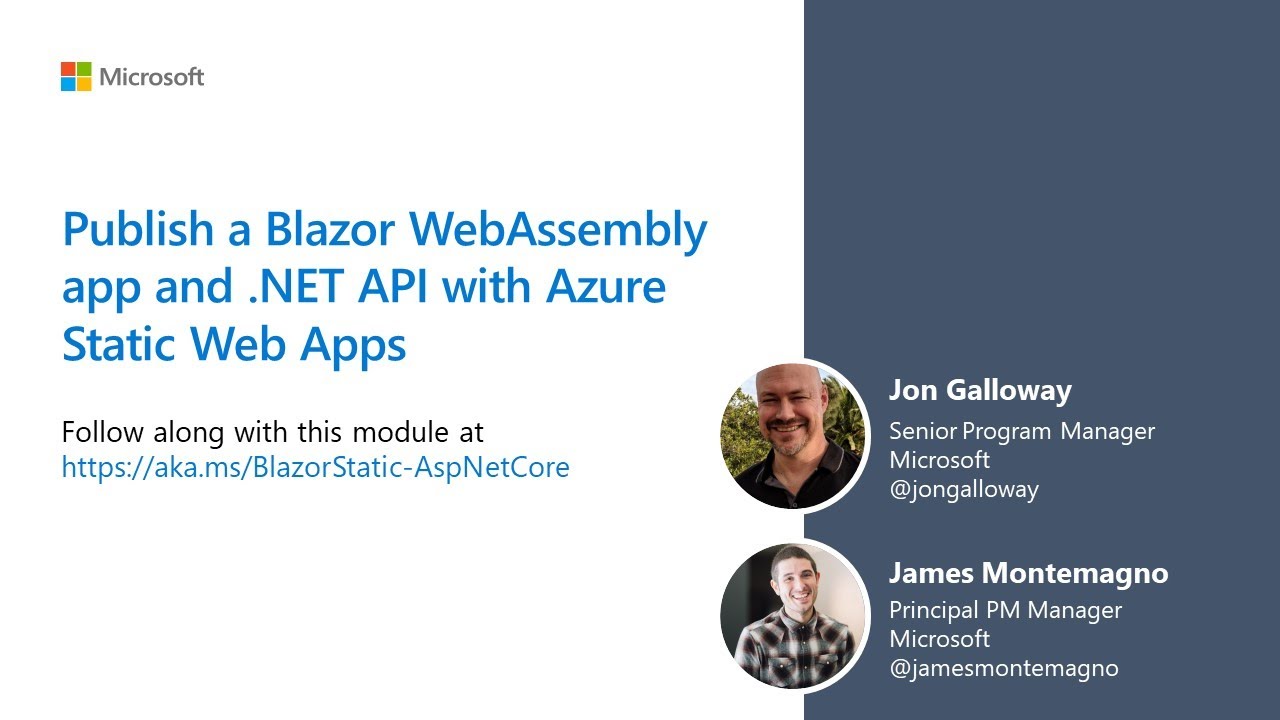 Learn Live - Publish a Blazor WebAssembly app and .NET API with Azure Static Web Apps