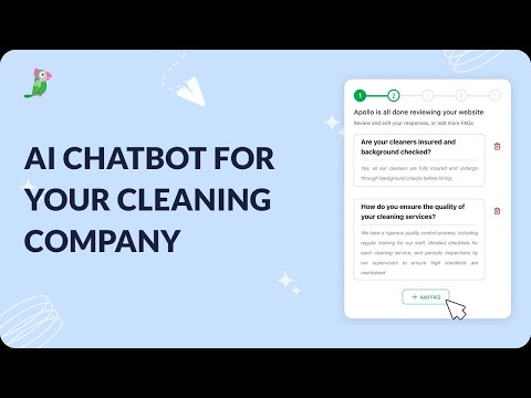 AI Chatbot for your cleaning company