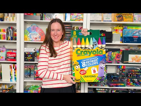 2025 Limited Crayola Retired Colors: Unboxing, History and Swatches