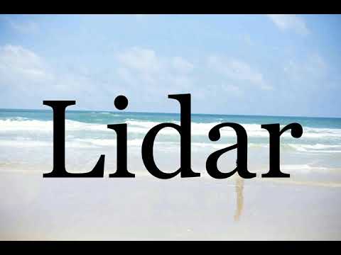 How To Pronounce Lidar🌈🌈🌈🌈🌈🌈Pronunciation Of Lidar
