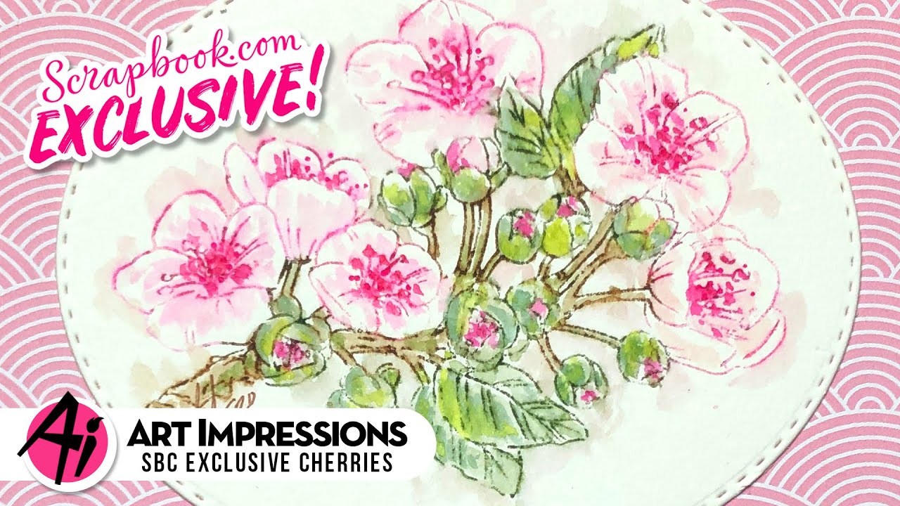 Ai Watercolor - Scrapbook.com Cherry Set Exclusive