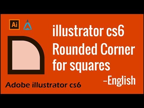 Round corner edges in adobe illustrator cs6 illustrator tips English ahamedama