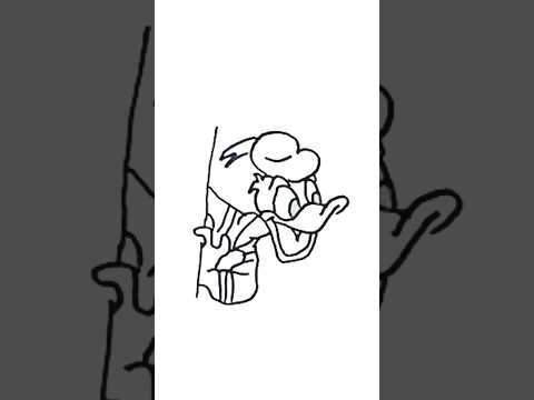 #easy drawing Daffy duck cartoon #shark cartoon #kids cartoon #kidsdianashow