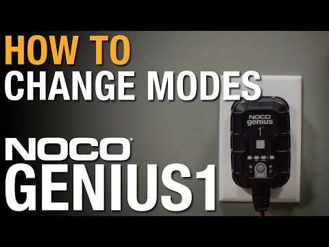 How to change modes on your NOCO GENIUS1