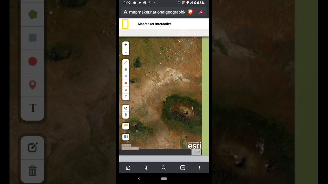 Leaflet.js on mobile - Interface Preview