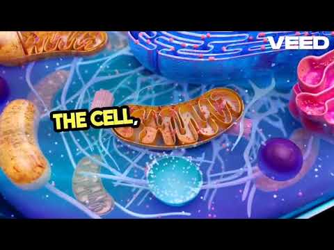 Animal Cell Structure Animated Clip.