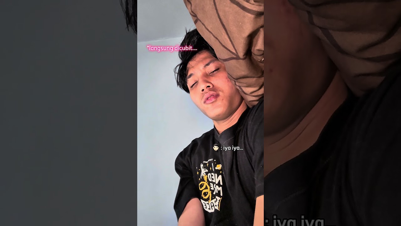 #pov pasutri : punya idtri yg wajib di pat pat kalo tidur... #masshuda22 #fypshorts #pasutrimuda