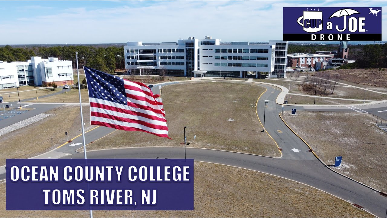 Toms River (NJ), Ocean County College/Kean Ocean | 4K Drone Footage