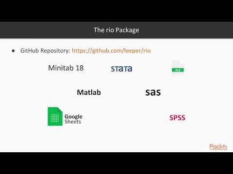 Learn Exploratory Data Analysis with R Importing Your Data | packtpub com - Mind Luster