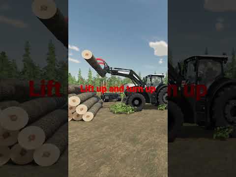 How to Load Logs in #farmingsimulator22 #fs22 #shorts #quicktips