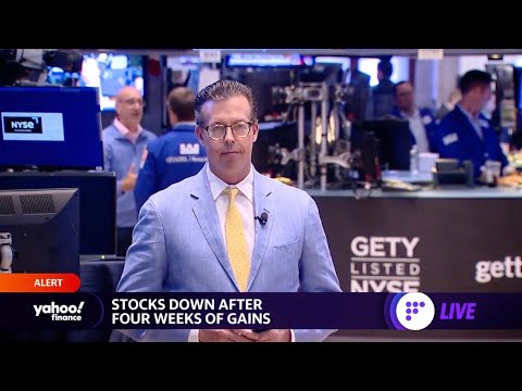 Market check: Stocks mixed at open, bitcoin dips