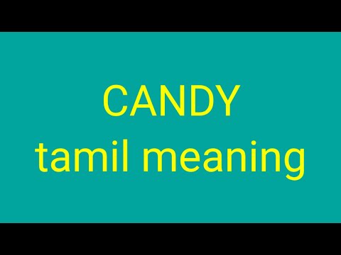 CANDY tamil meaning/sasikumar