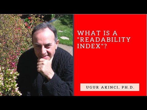 Audience Analysis - What is "Readability Index" in Technical Writing?