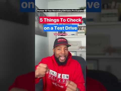 Car Buying Tips 5 Things To Check on a Test Drive