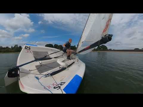 *Raw footage* RS300 full race in gusty breeze