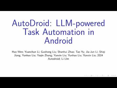 Empowering LLM to use Smartphone for Intelligent Task Automation