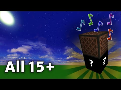 All Noteblock sounds in Minecraft 1.19