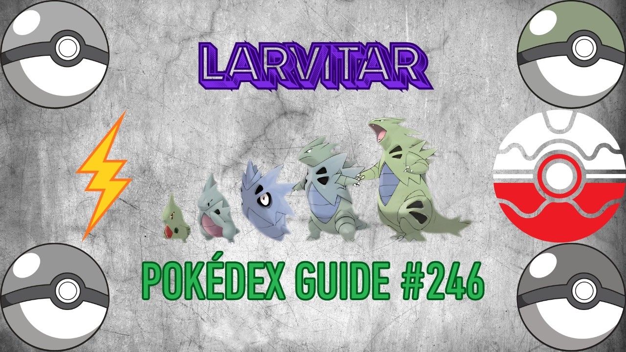 Complete Pokédex Entry: Larvitar | Pokémon Database Series