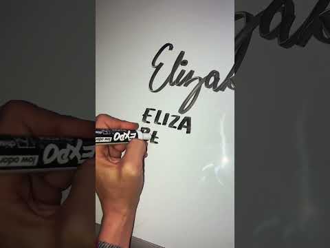 Nicknames for Elizabeth🖤 #nickname #namewriting #calligraphy #handlettering #lettering #fyp #fypシ