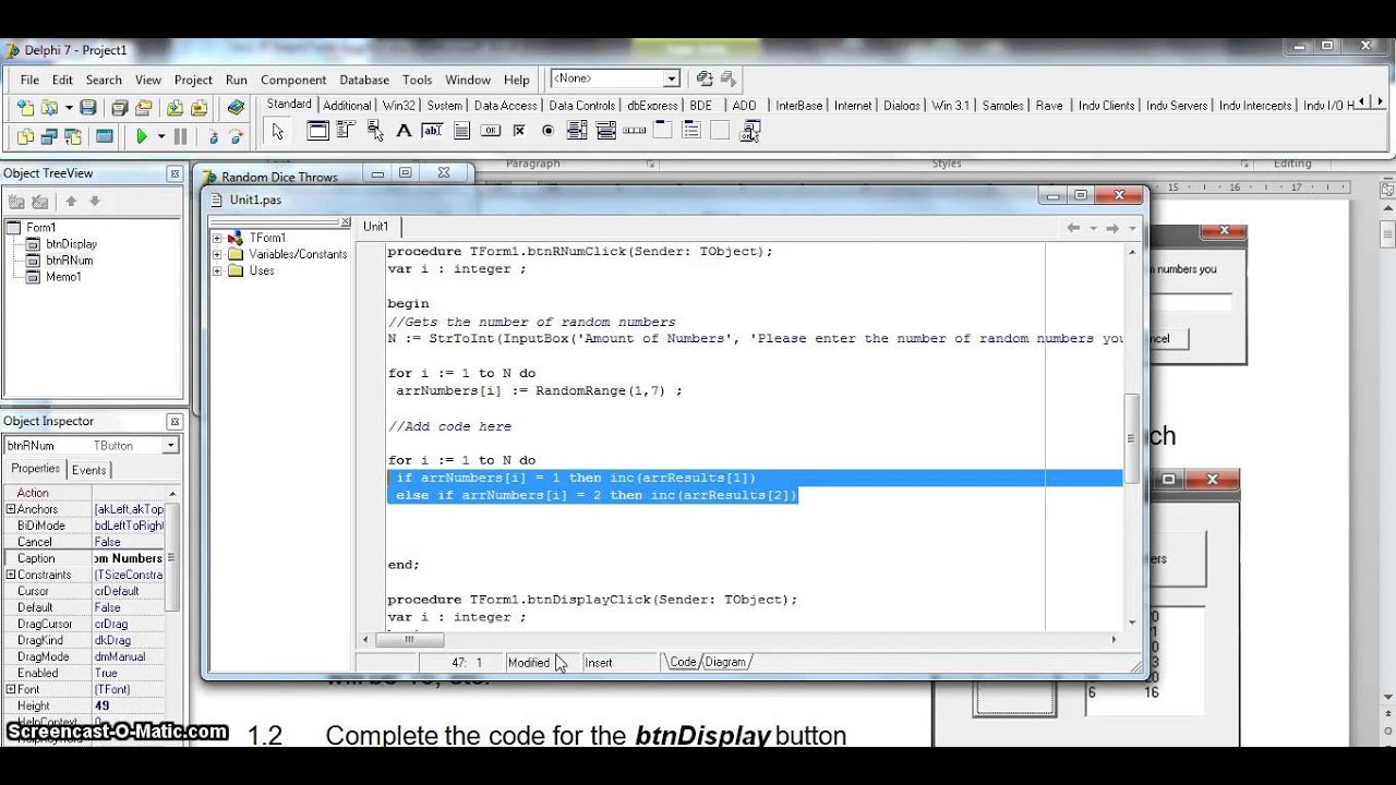 Delphi Array Indexing Question