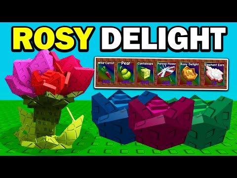 GROWING THE ROSY DELIGHT SEED!! in Grow a Garden ROBLOX