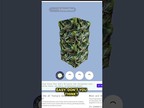 Create 3D textures with just a simple prompts ... #prompt #ai #fypシ゚viral #textures #3dtexture