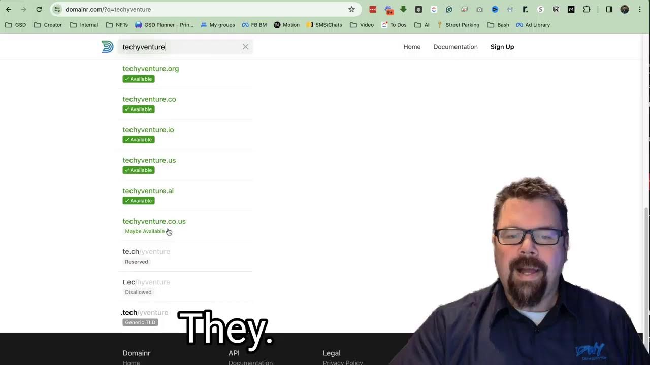 Techy.domains - Easy Domain Finder And URL AI Tool
