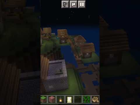 minecraft village #minecraft #shortsfeed